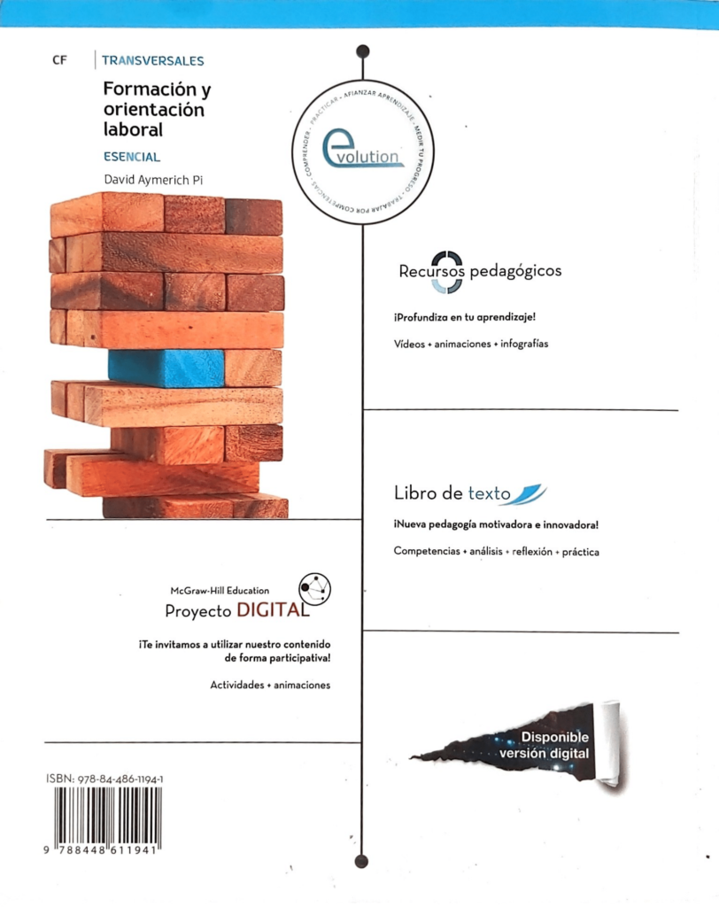 FORMACIÓN Y ORIENTACIÓN LABORAL ESENCIAL 9788448611941 MCGRAW-HILL,2017 (NUEVO) | D ...