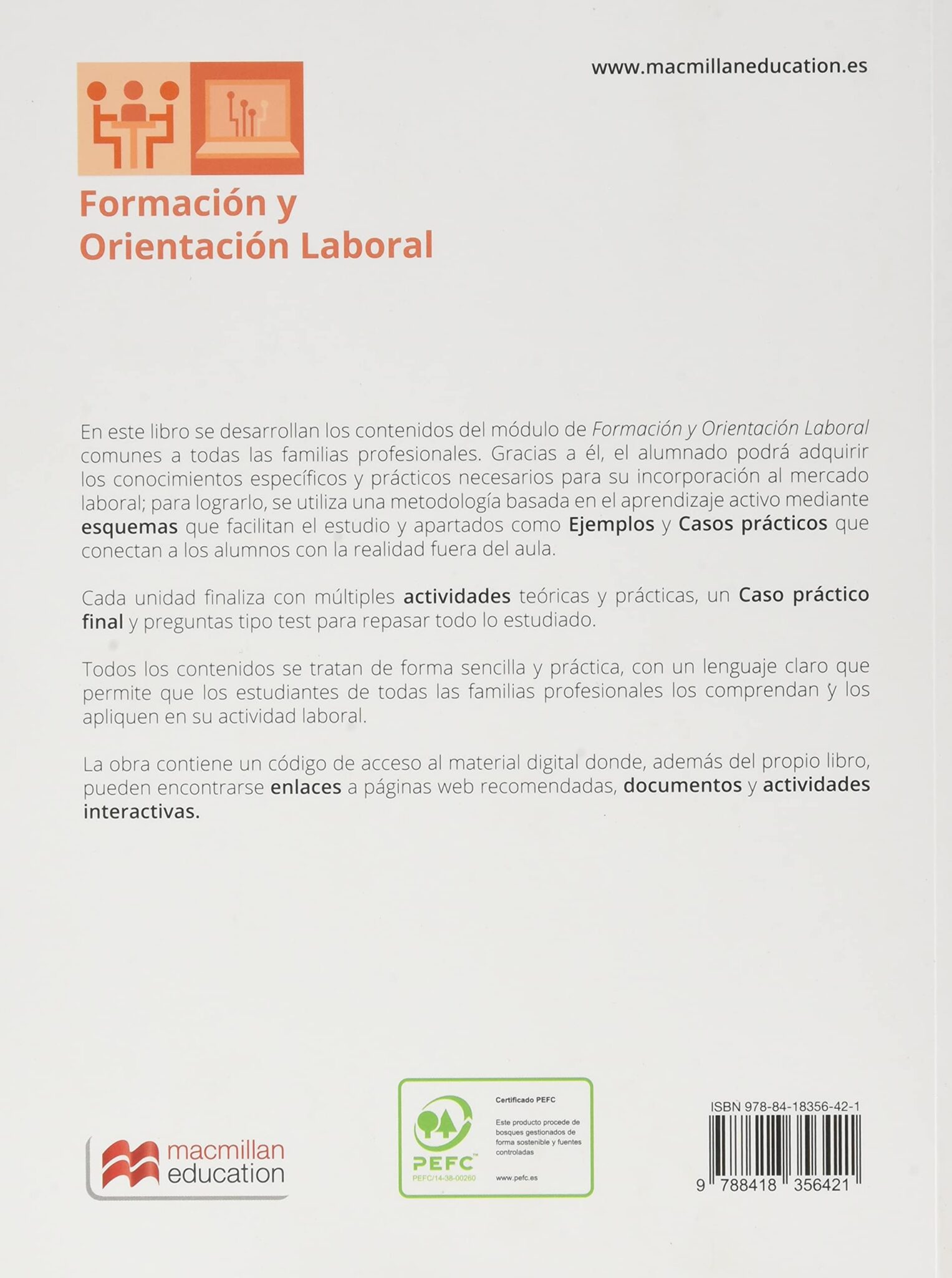 FOL FORMACION Y ORIENTACION LABORAL- GRADO MEDIO 9788418356421 MACMILLAN 2021 (NUEVO) Antigua ...